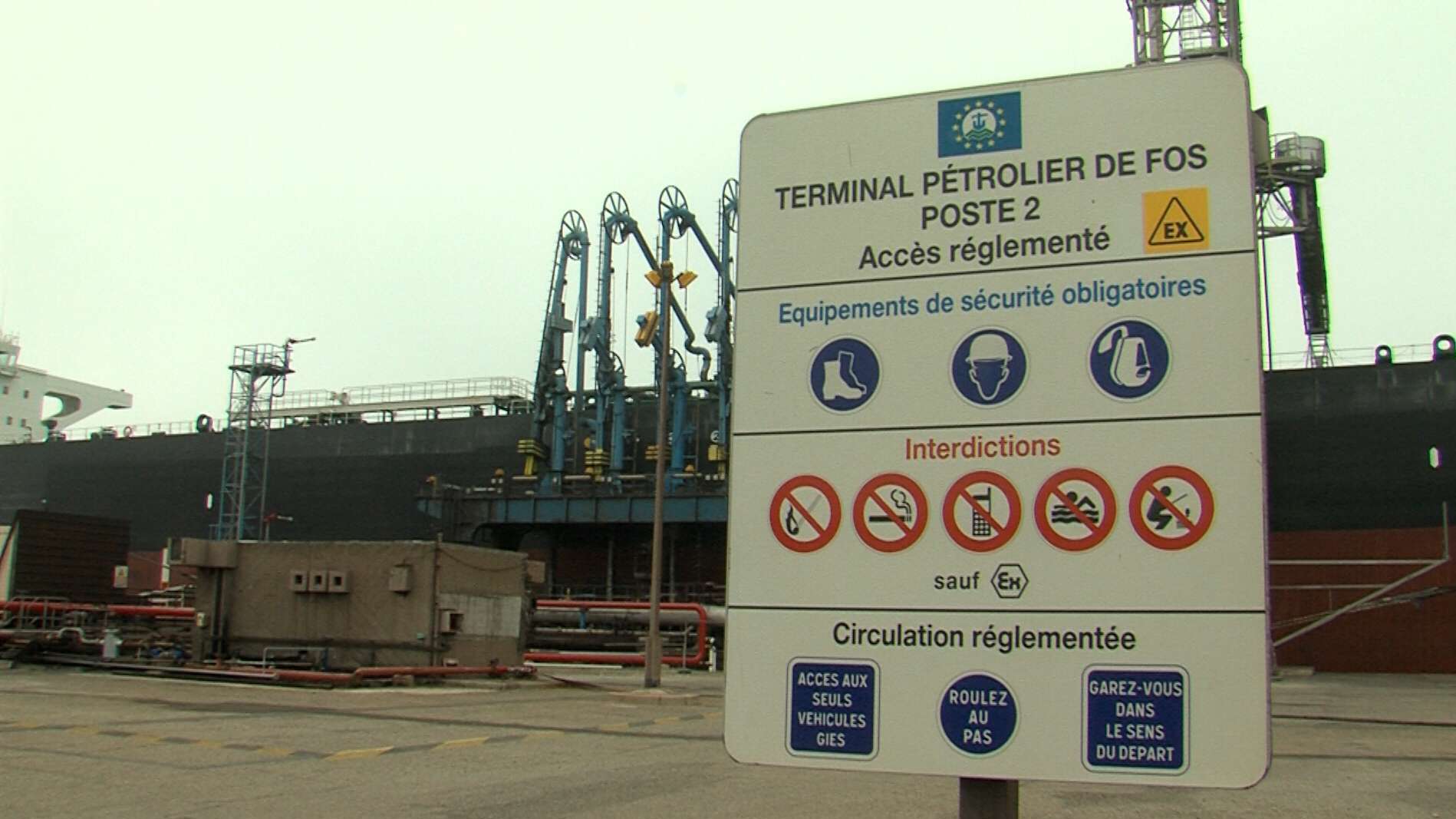 Des sirènes à Fos-sur-Mer : c'est un exercice à Fluxel