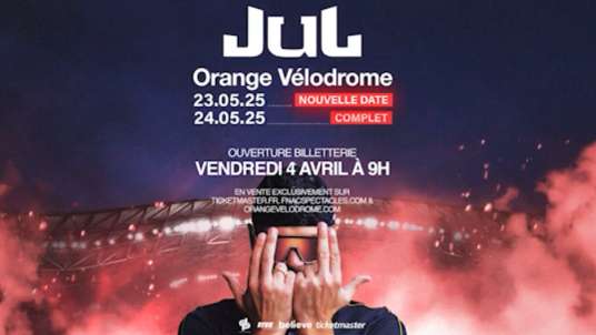 Concert surprise de JUL au Vélodrome : 60 000 places envolées en ...