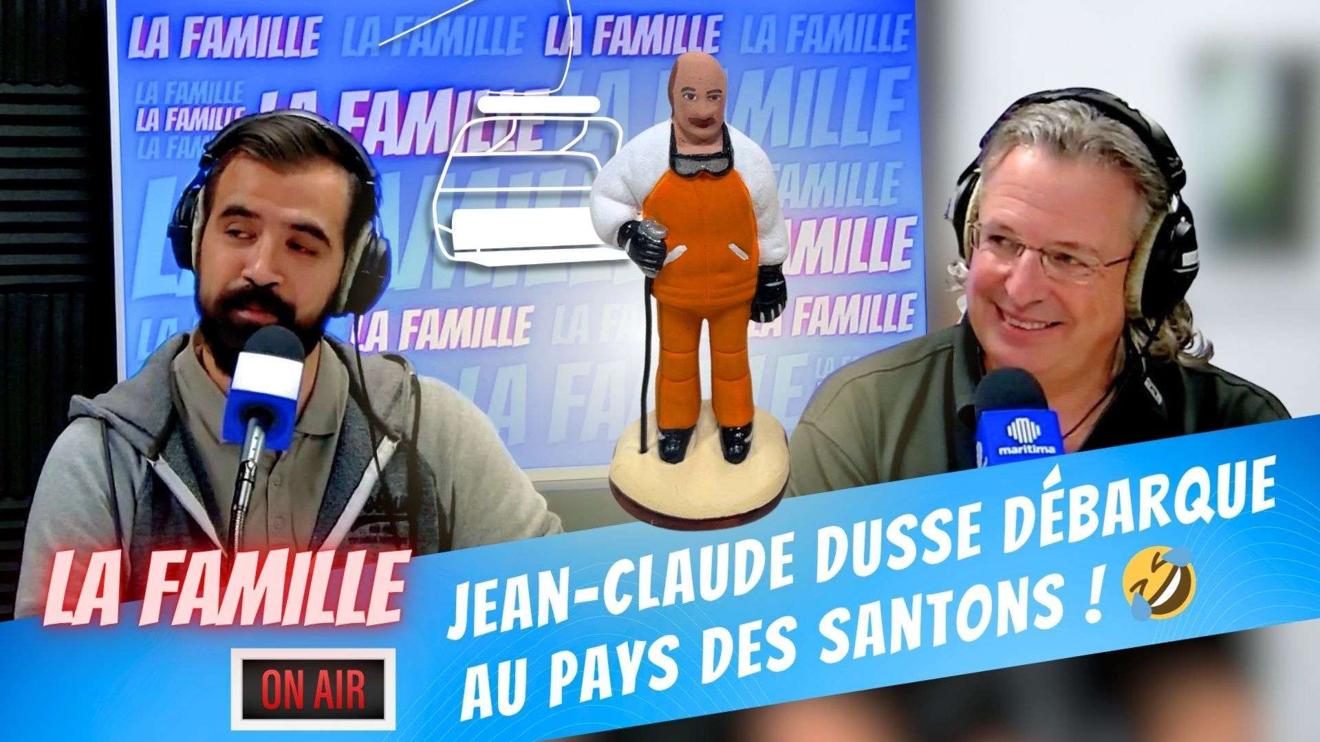 INSOLITE. Un santonnier d'Aubagne crée le santon de Jean-Claude Dusse en hommage à Michel Blanc