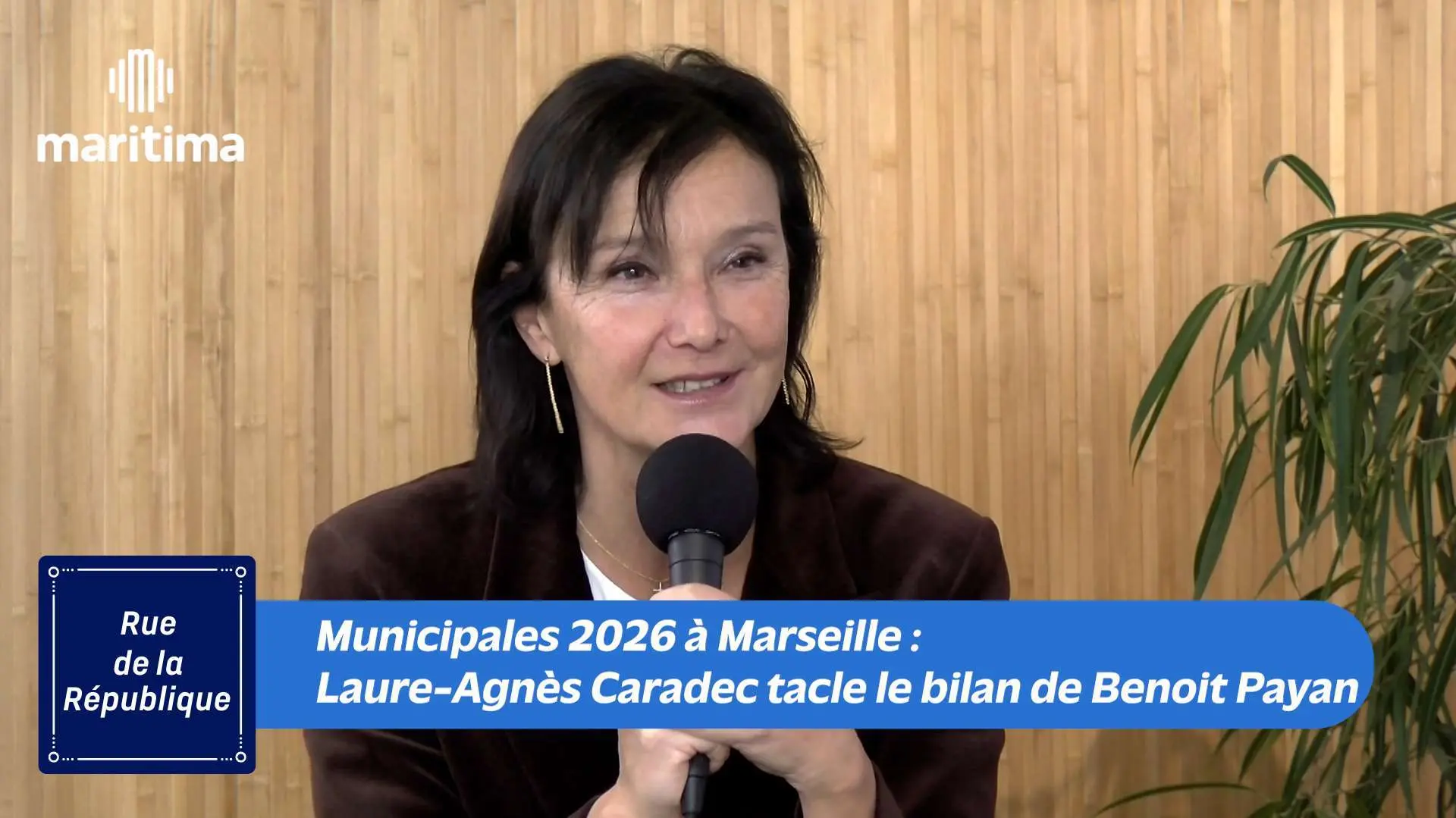 Municipales 2026 à Marseille : Laure-Agnès Caradec tacle le bilan de ...