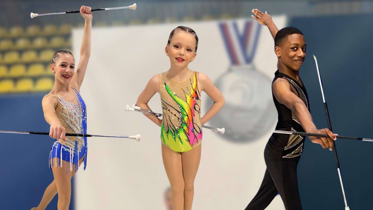 Twirling bâton : trois jeunes martégaux médaillés aux championnats d'Europe