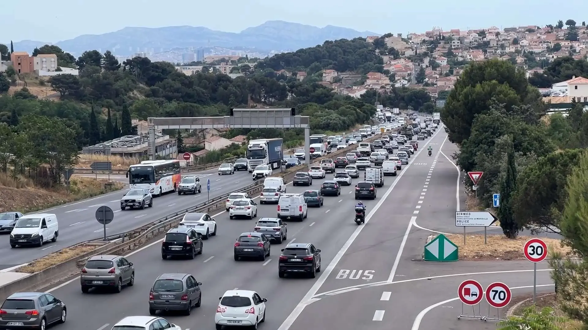 L'autoroute A7 totalement fermée à Marseille pendant deux week-ends