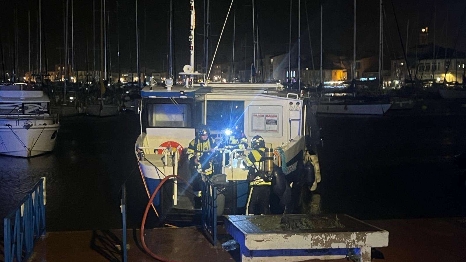 Martigues : Un incendie se déclare sur la navette maritime, pas de victime